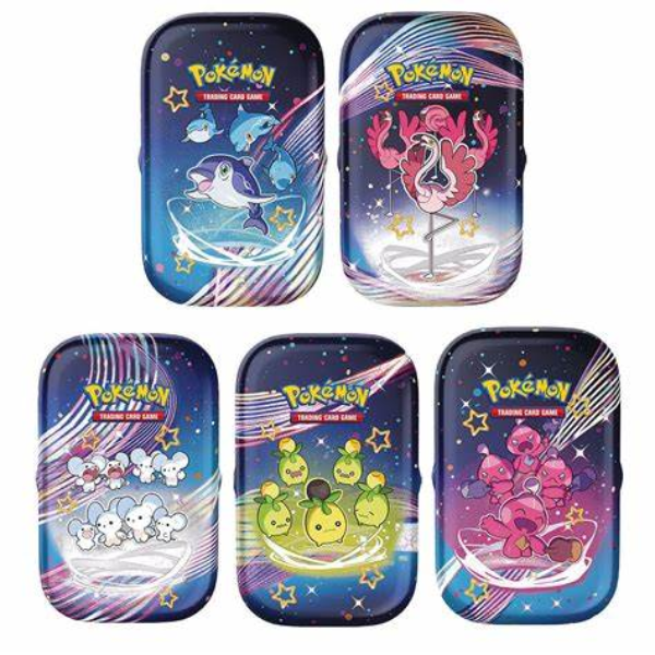 Pok mon TCG Paldean Fates Mini Tin Assorted JJ Collectibles Pok mon TCG Paldean Fates Mini Tin Assorted JJ Collectibles