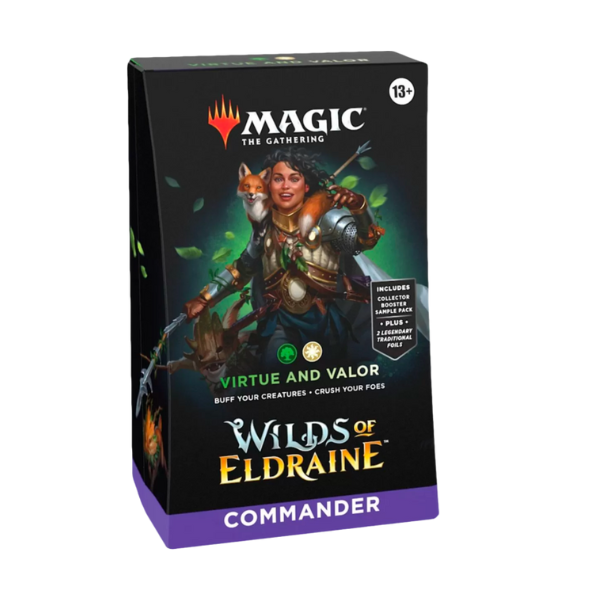 Magic the Gathering - Wilds Of Elderaine Virtue and Valor (Commander ...